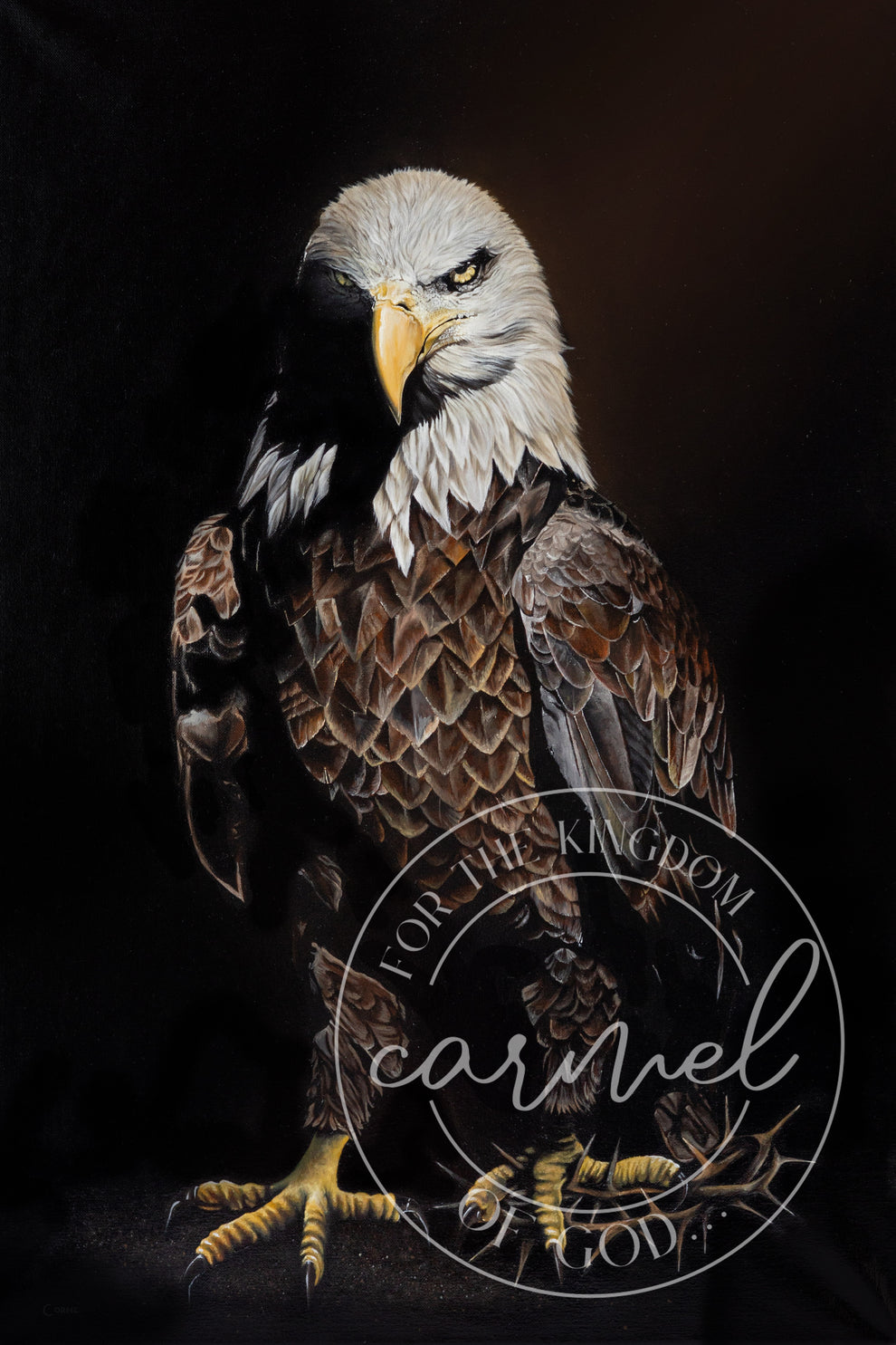Bald Eagle Oil Painting – Carmel | For the Kingdom of God
